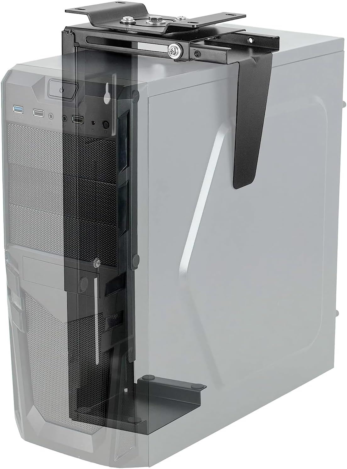Buy DS BS Universal Under Desk Wall Mount Computer Case Holder Online ...